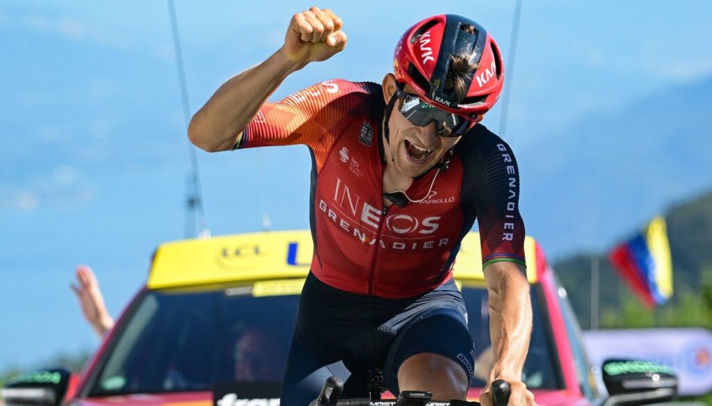 Michal Kwiatkowski wins in Grand Colombier, Tadej Pogacar getting ...