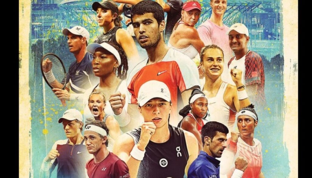 Us Open: poster featuring Carlos Alcaraz and Jannik Sinner generates ...