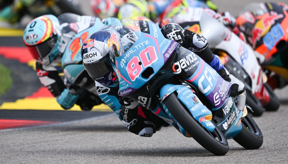German Moto3 GP, sixth triumph of the season for David Alonso - Sportal.eu