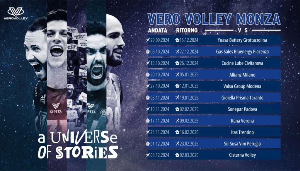 Vero Volleyball Monza, debuts with a newly promoted team in Superleague ...