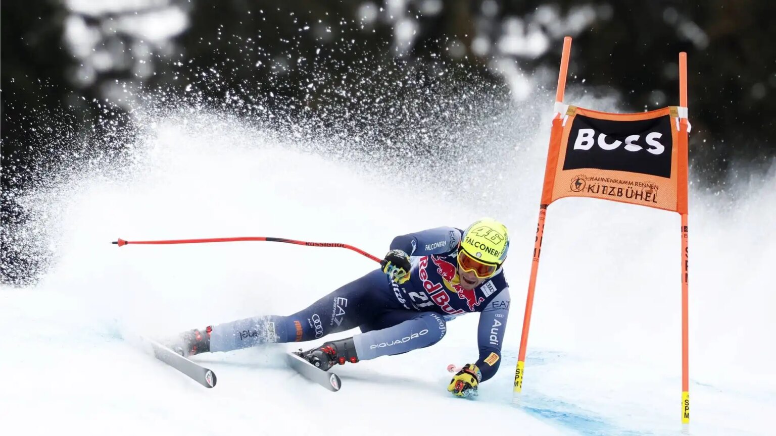 Giovanni Franzoni and Christof Innerhofer ahead of everyone in practice ...